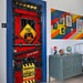 Game Room Door Mural, Door Wrap, Metal Door Mural for Boys Room, Door ...