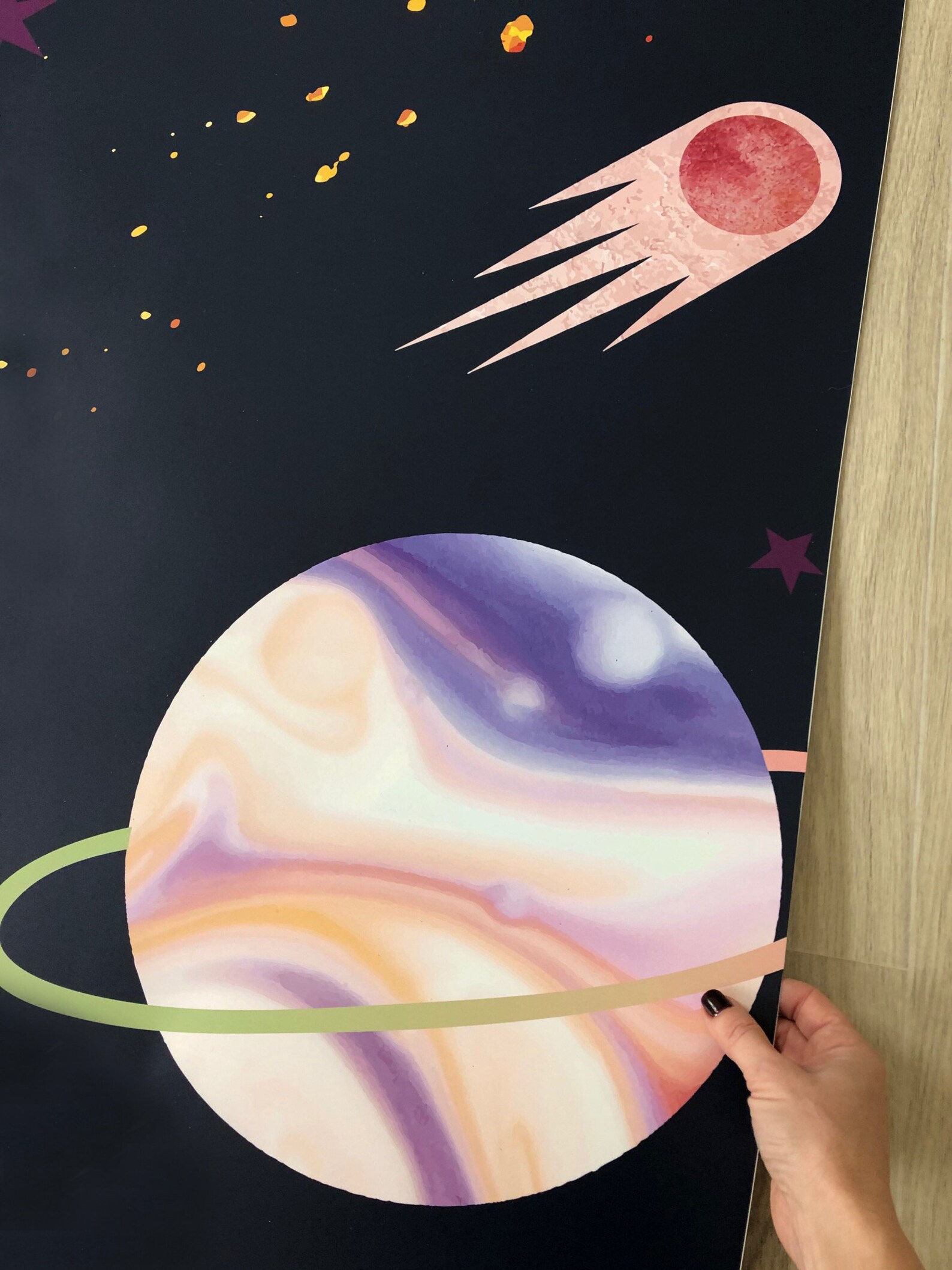 Kids Space Wallpaper for Bedroom Outer Space Wallpaper for - Etsy