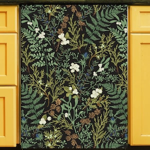 MINI Fridge Wrap Floral Mini Fridge Decal Vinyl Vintage Botanical RV ...