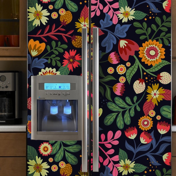 Refrigerator Decal - Etsy