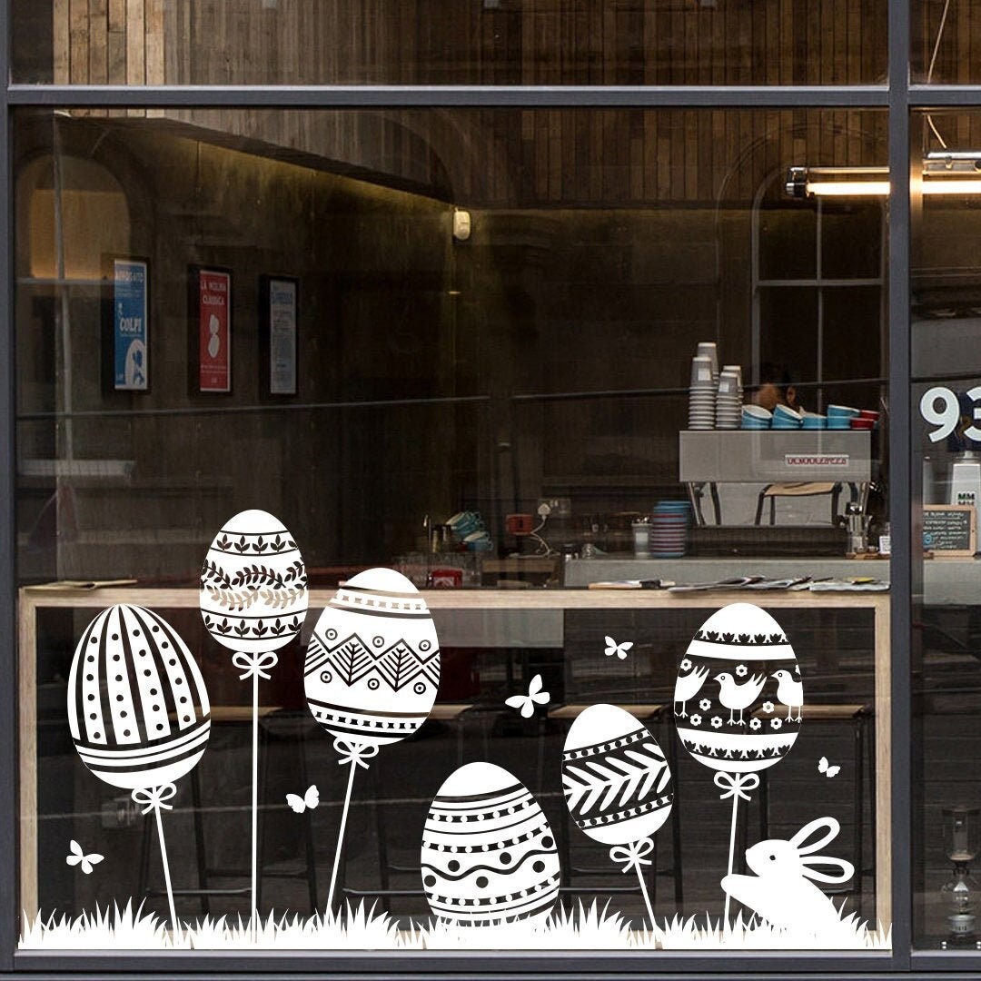 Easter Window Decal, Shop Easter Decal, Easter Retail Window Decals ...