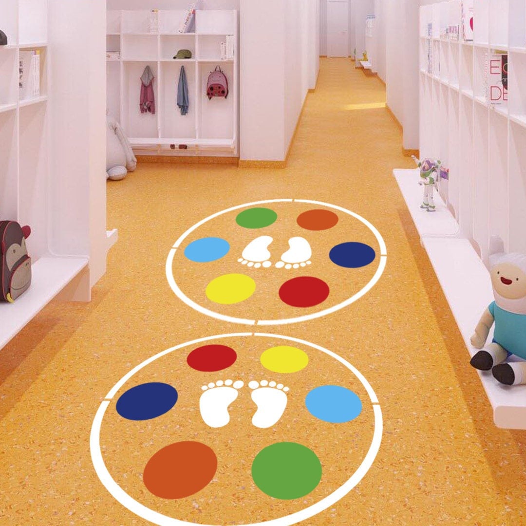 Floor Sensory Path, School Floor Decals, School Decor, Preschool ...