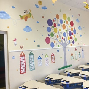 Tree Classroom Decal, Tree Classroom Decorations, Family Students Tree ...