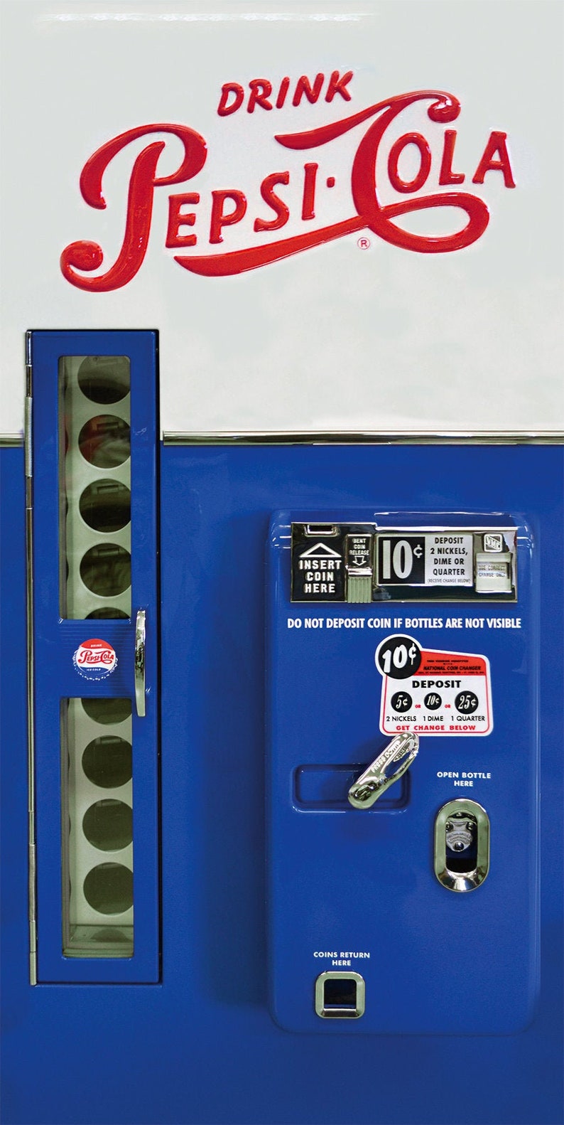 Retro MINI FRIDGE Wrap, Pepsi-cola Decals, Mini Fridge Skin, Vintage ...