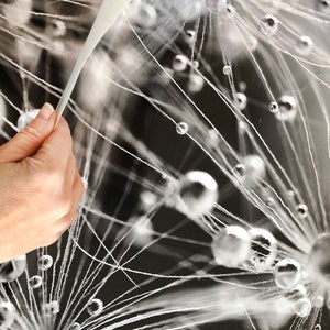 Fridge Wrap Water Drops Gray, Refrigerator Wrap Side by Side, Top ...