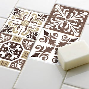 Tile Stickers, Vinyl Tiles, Tile Decal, Kitchen Tile Decal, Vinyl Tiles ...