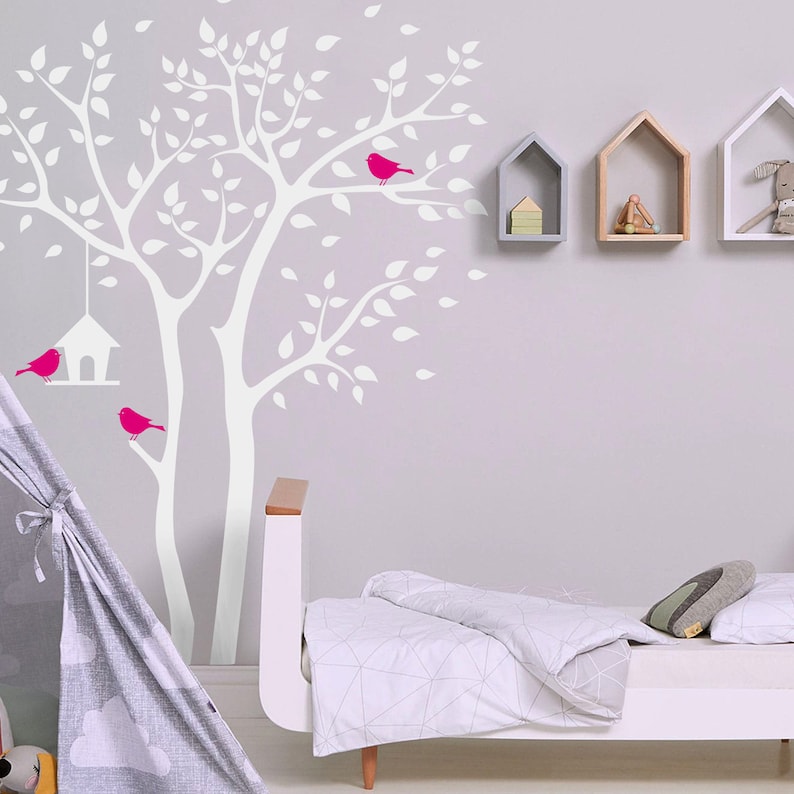 Tree Decals for Walls Tree Vinyl Wall Decals Big Tree Wall - Etsy