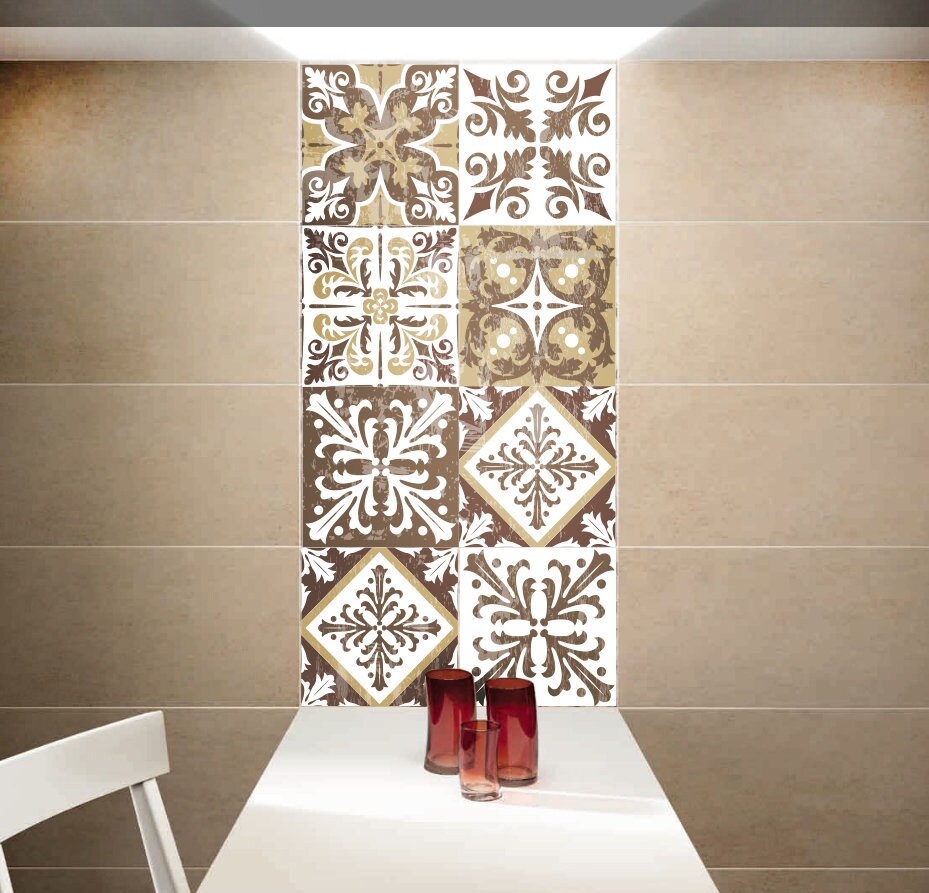 Tile Stickers Vinyl Tiles Tile Decal Kitchen Tile Decal - Etsy