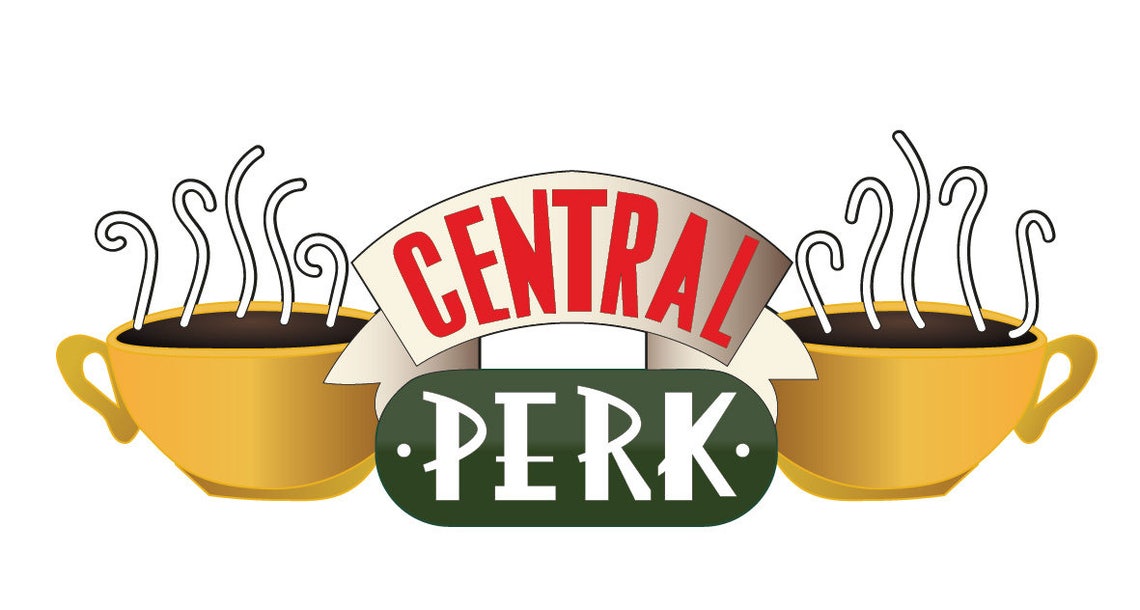 Central Perk Sign Central Perk Sticker Central Perk Decal - Etsy