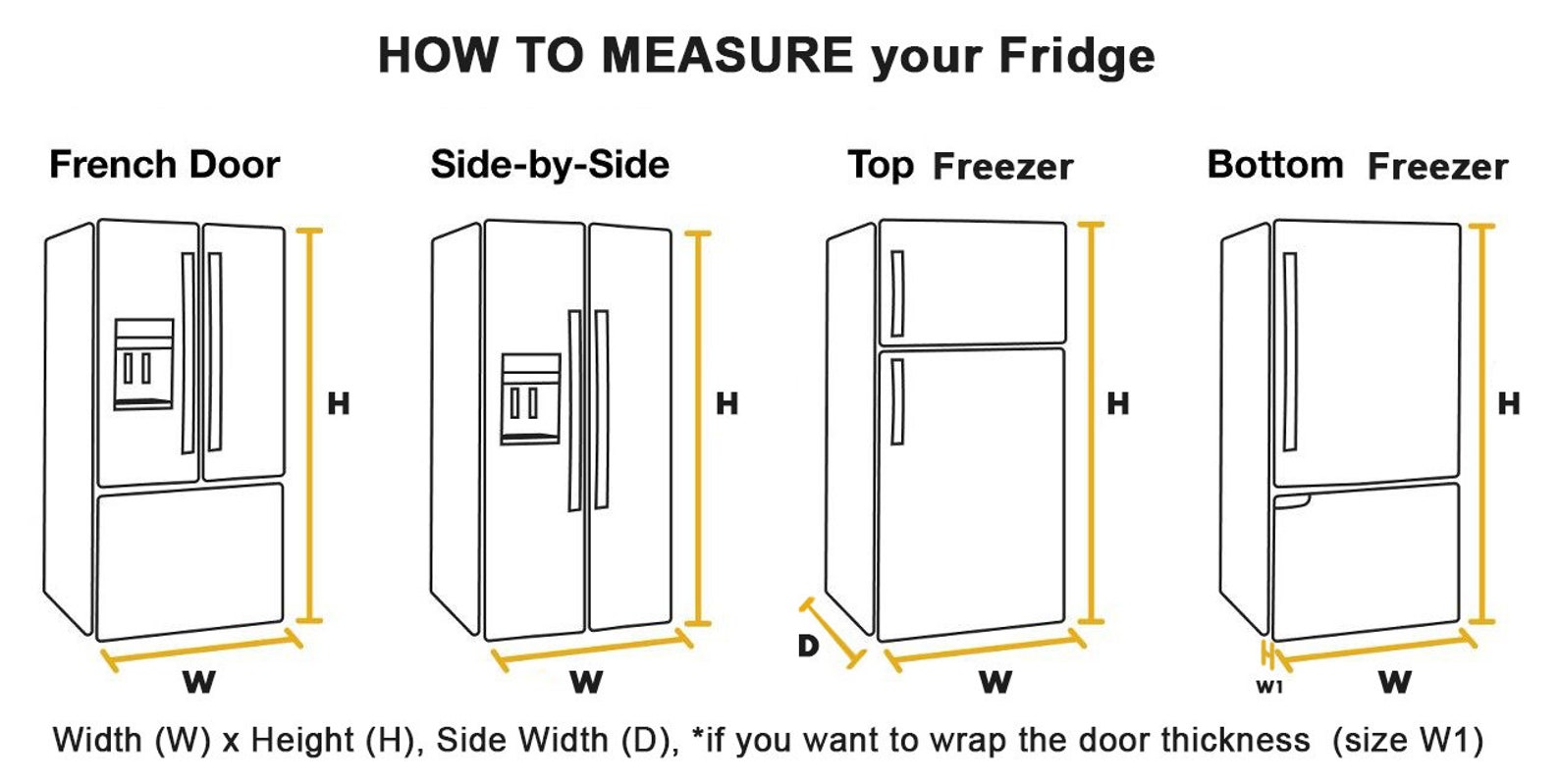 Geometric Fridge Wrap Boho Refrigerator Wrap Vinyl Side by - Etsy