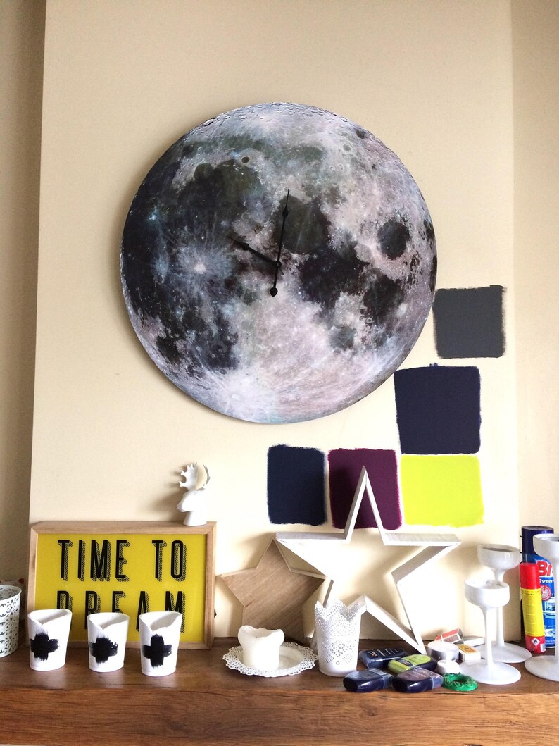 Full Moon Wall Decal Moon Vinyl Decal Moon Decals for walls | Etsy
