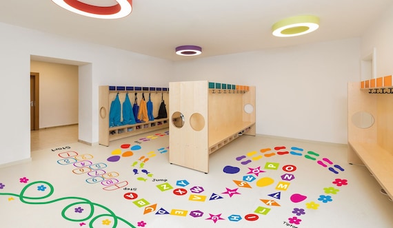 School Floor Sensory Path Educational Floor Decal ABC Decals - Etsy