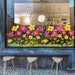 Spring Flower Window Decals, Floral Easter Shop Retail Window Display ...
