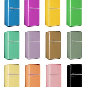 Solid MINI Fridge Wrap, Pastel Fridge Decals Vinyl, Mini Refrigerator ...