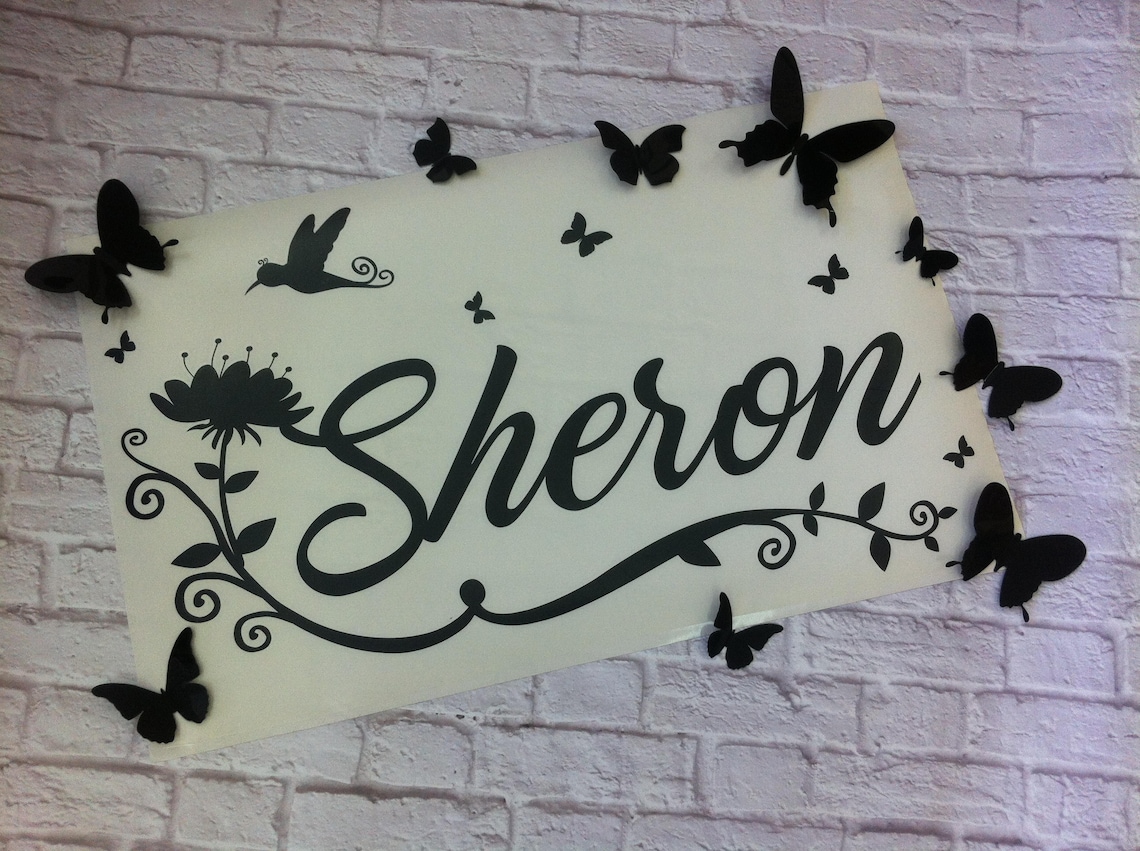 Name Sticker GIRL Name Sticker GIRLS NAME Stickergirls Name | Etsy