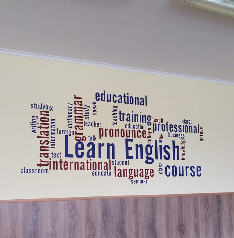 School decals classroom decor vinyl lettering for walls | Etsy