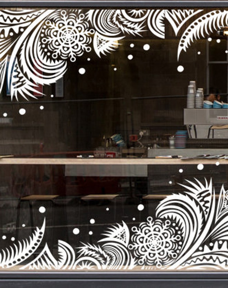 Christmas Decals Cristmas Window Decals for Glass Window - Etsy