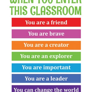 Educational Motivational Decor, Custom Motivation Classroom Decor ...