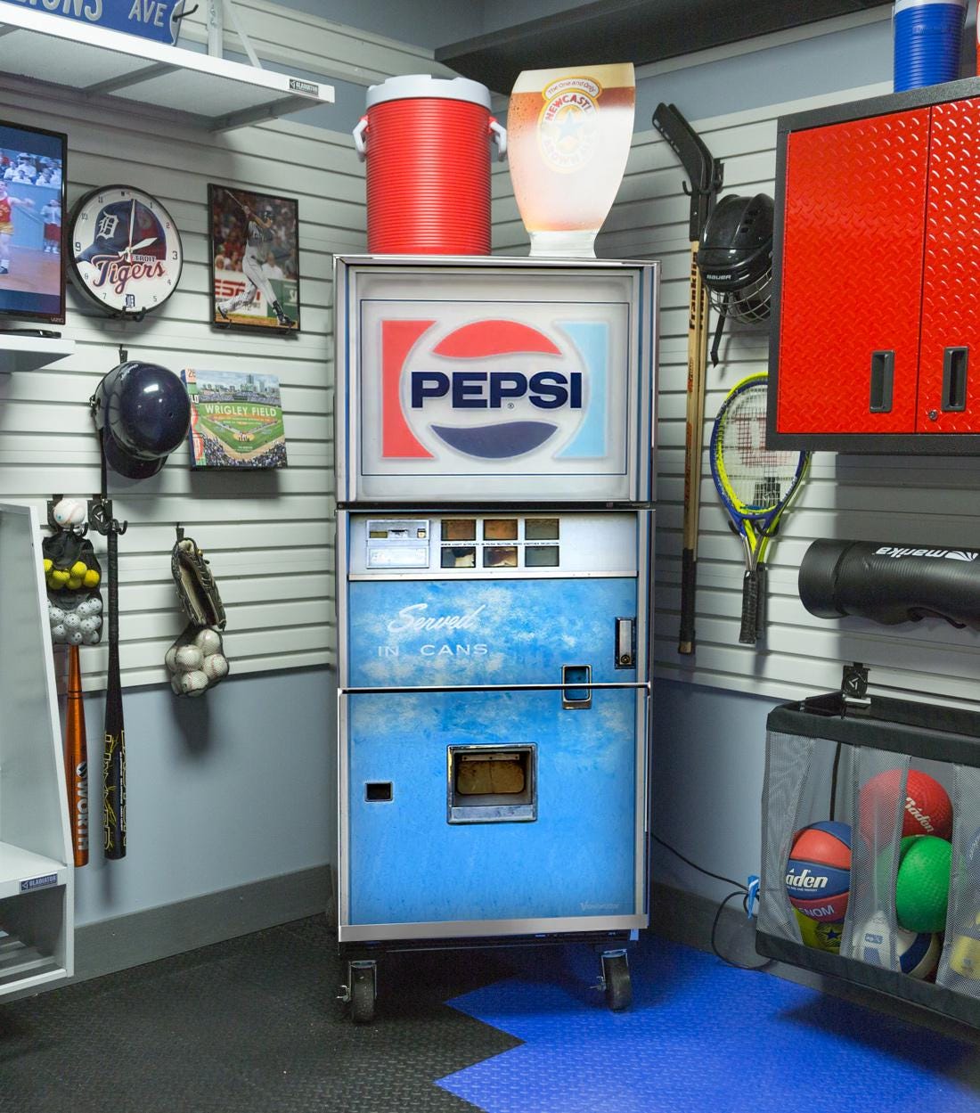 Vintage Vending Machine Fridge Wrap for Side by Side Refrigerator ...