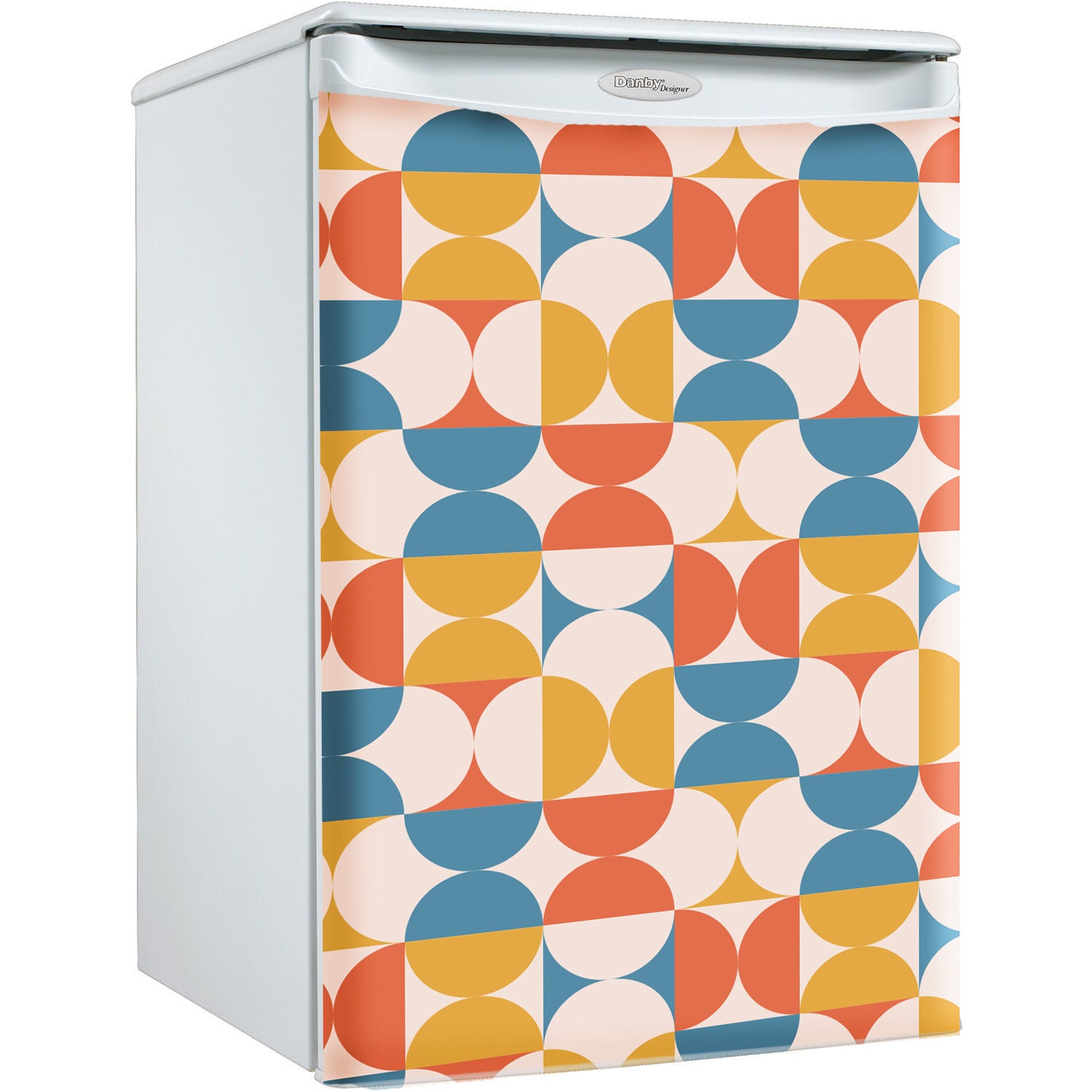 Geometric Retro Fridge Wrap Refrigerator Wrap Side by Side - Etsy