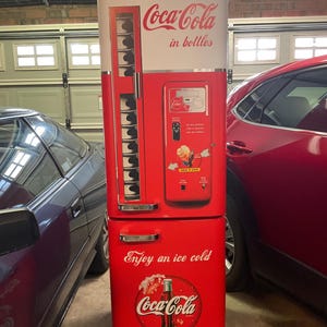 Vintage Fridge Decal Peel Stick, Fridge Wrap Vinyl, Coca Cola Fridge ...