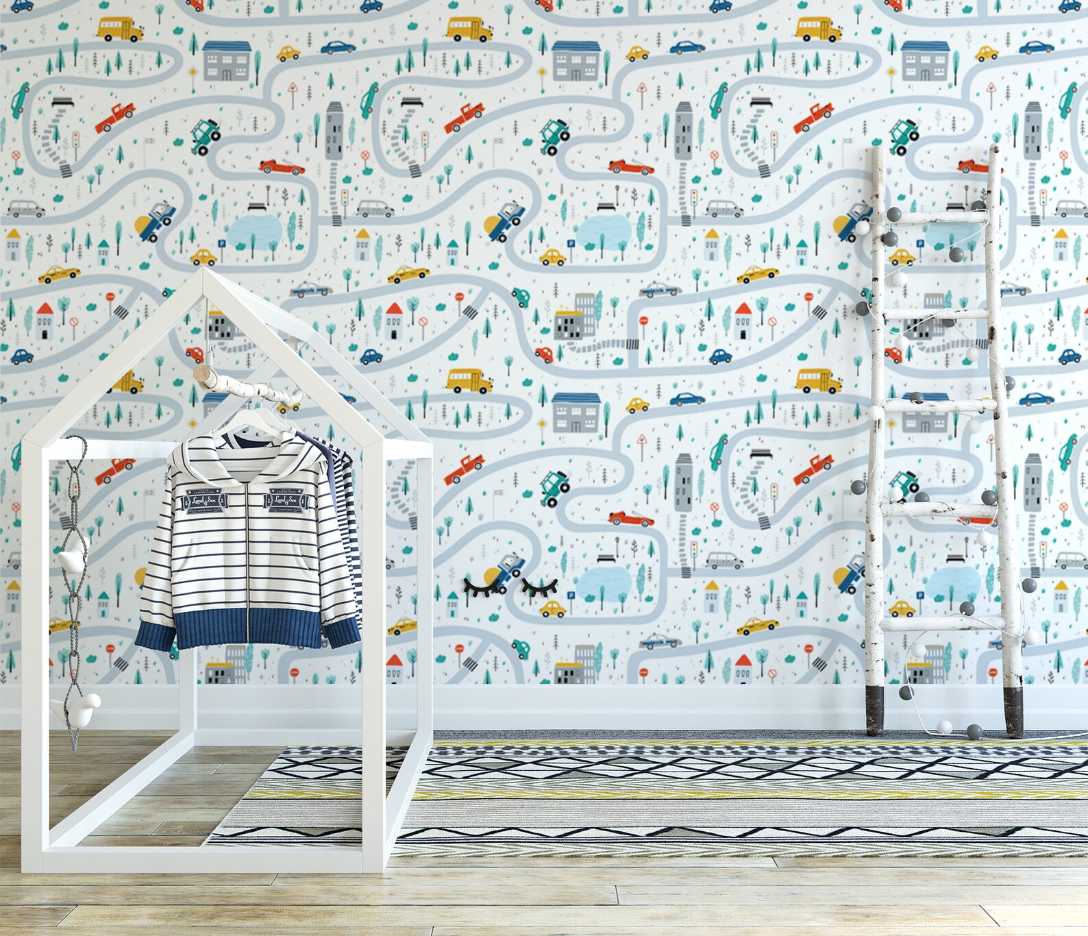 Kids Wallpaper, Car Wallpaper for Boys Room, Boys Wallpaper for Bedroom ...