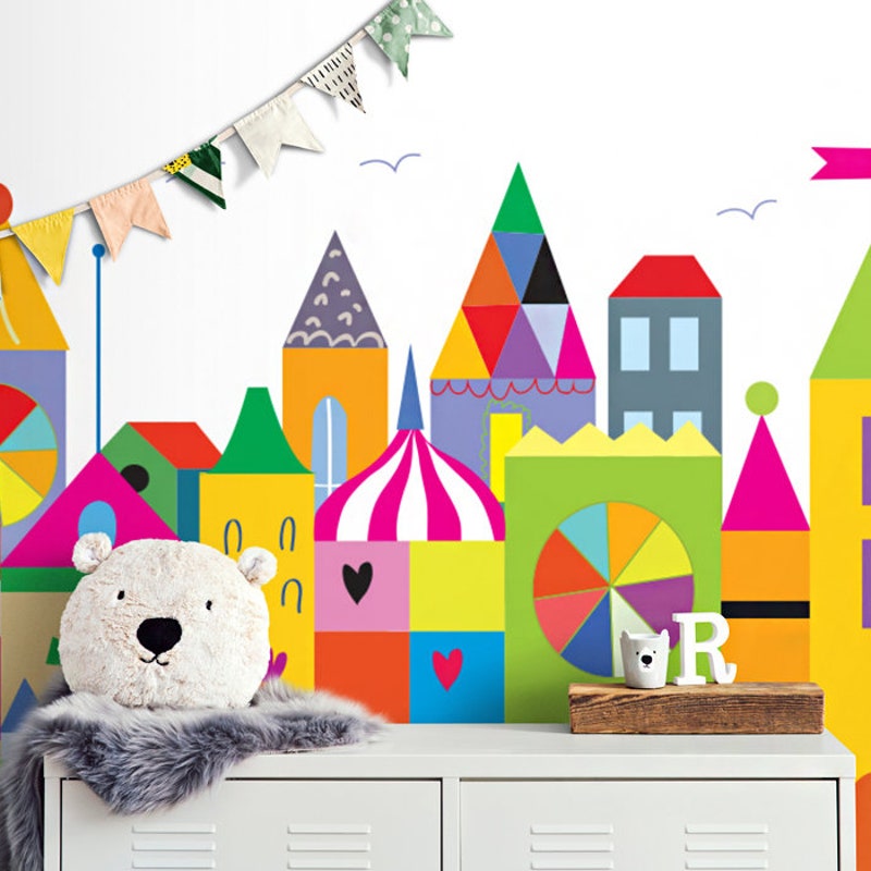 Kids Wall Mural - Etsy