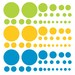 75 Rainbow Polka Dot Wall Decals, Kindergarten Classroom Decor ...