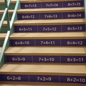 Large Multiplication Chart, Math School Decor, Math Facts ...
