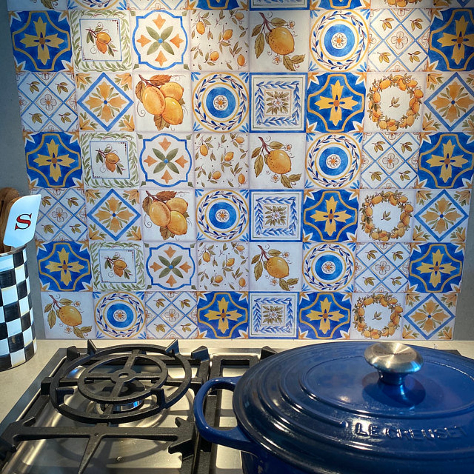 Tiles Stickers Lemons Kitchen Tile Decals Tile Decals for | Etsy