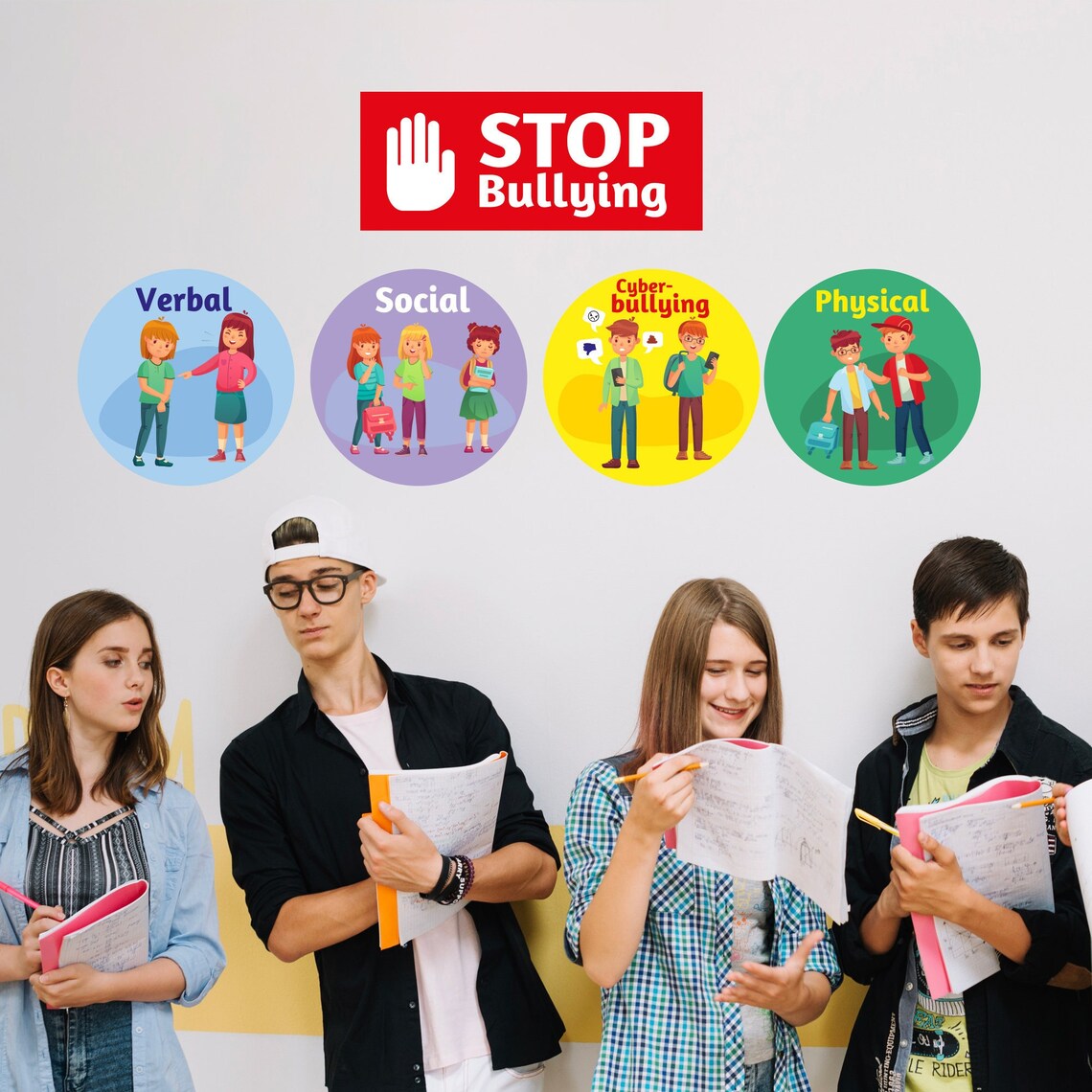 Anti Bullying Classroom Decal Stop Bully Classroom Decor - Etsy