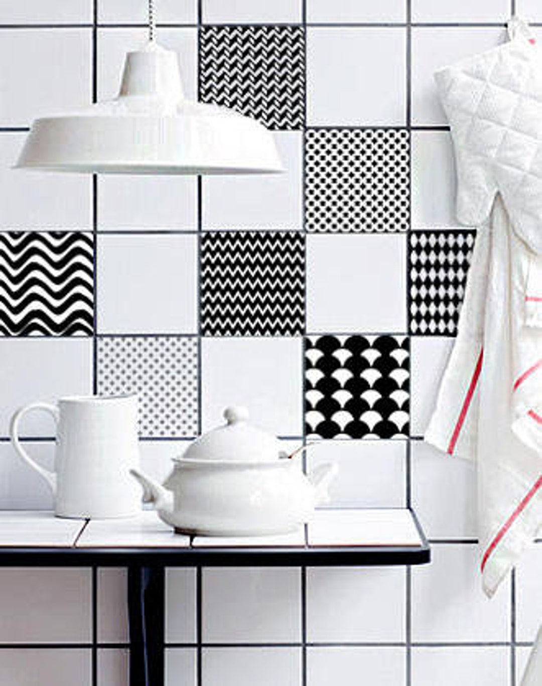Backsplash Sticker Tile Decals Peel and Stick Backsplash - Etsy UK