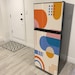 Geometric Fridge Wrap Boho Refrigerator Wrap Vinyl Side by Side ...