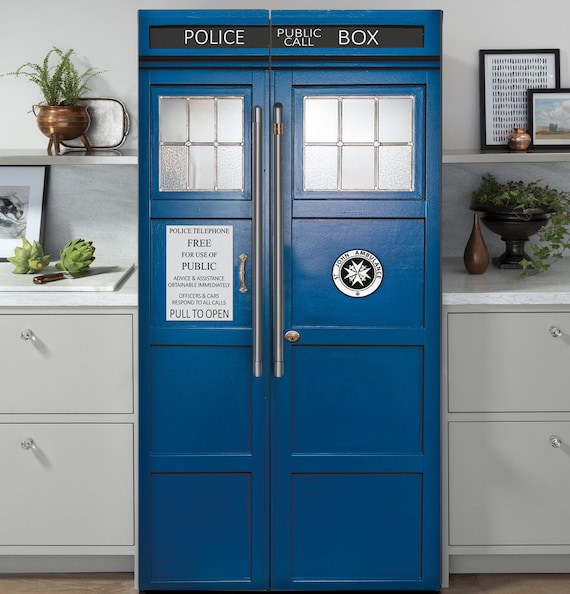 Tardis Door Decal