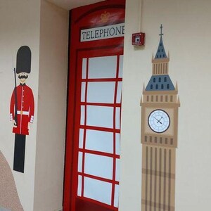 Phone Booth Wrap, Vinyl Door Wrap, Phone Booth Mural, Door Mural, Front ...
