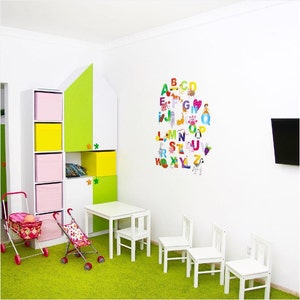 Kindergarten Classroom Decor, Preschool Wall Decal, ABC Decals for ...
