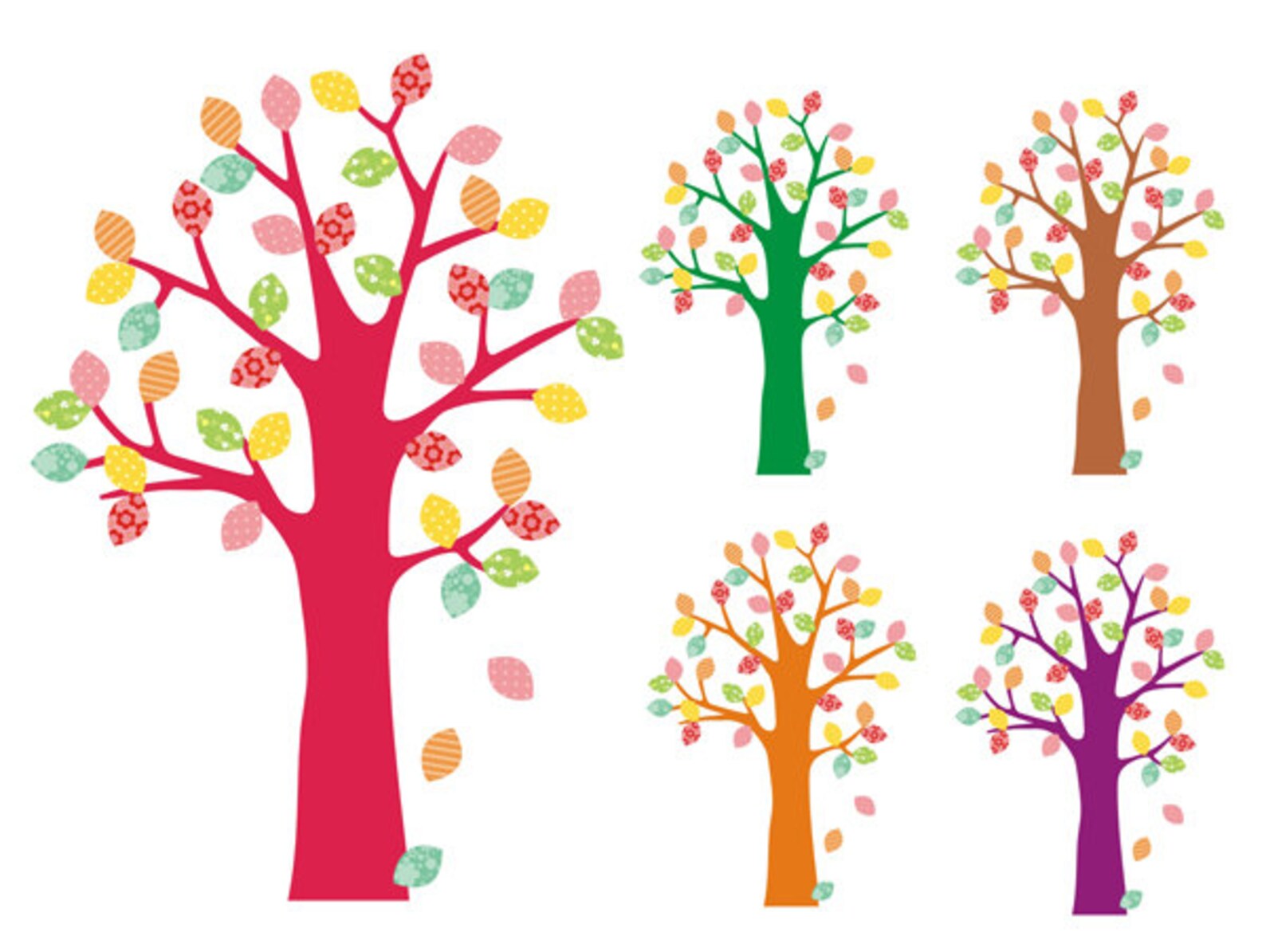 Tree Wall Decals for Kids Tree Wall Decal Large Big Tree - Etsy
