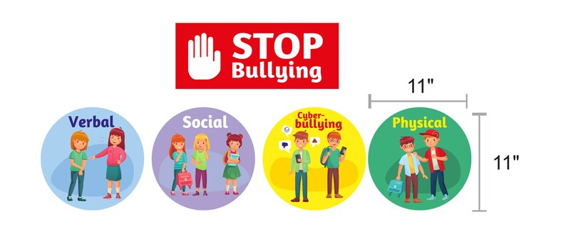 Anti Bullying Classroom Decal Stop Bully Classroom Decor - Etsy