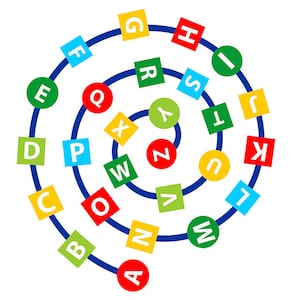 Floor Sensory Path, Educational Floor Decal, Abc Decals Floor Maze ...