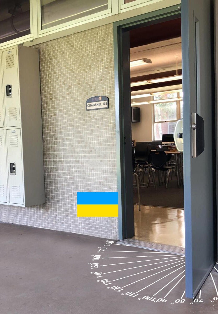 Math Decals for Kids Protractor Floor Decal Floor Decals for - Etsy