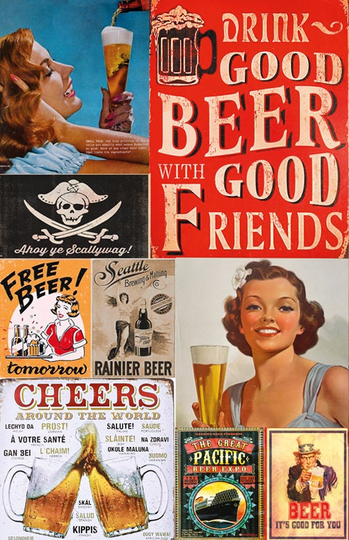 MINI Fridge Decal Beer Beer Fridge Wrap Bar Fridge Decal Rv - Etsy