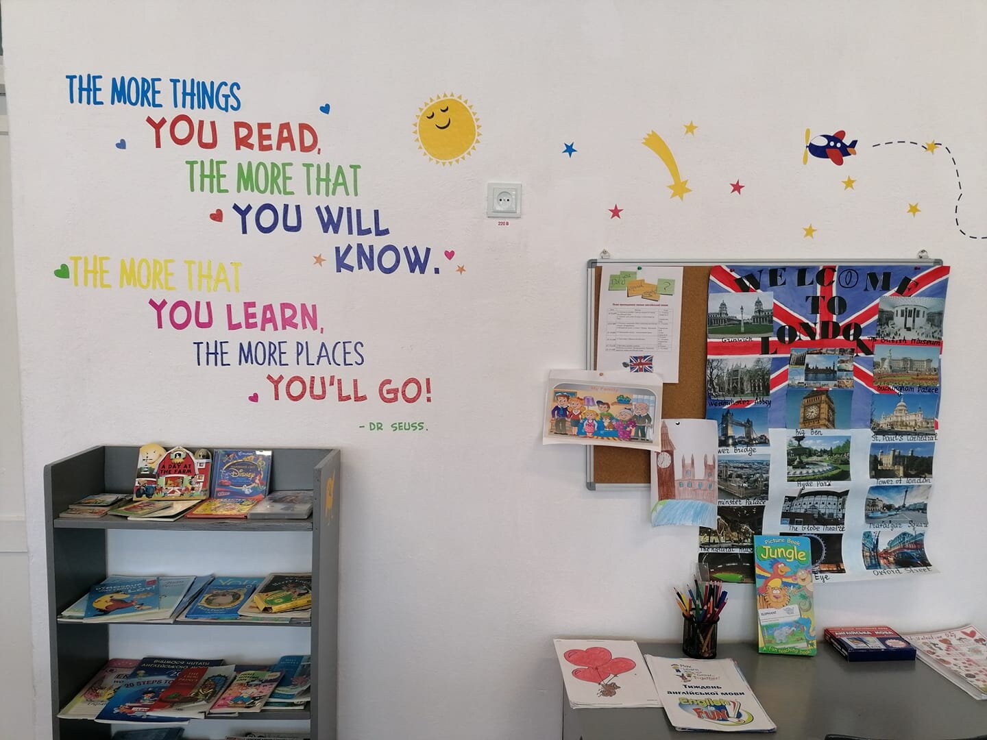 The More That You Read Decal Kids Colorful Inspirational Wall - Etsy