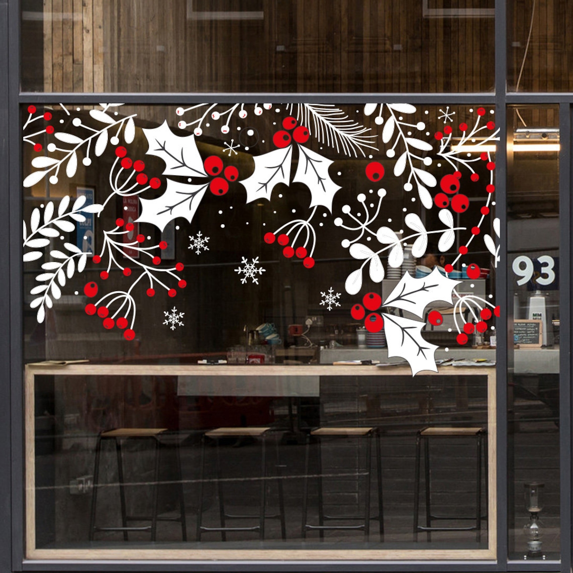 Christmas Window Decoration, Christmas Window Decal, Christmas Decals ...