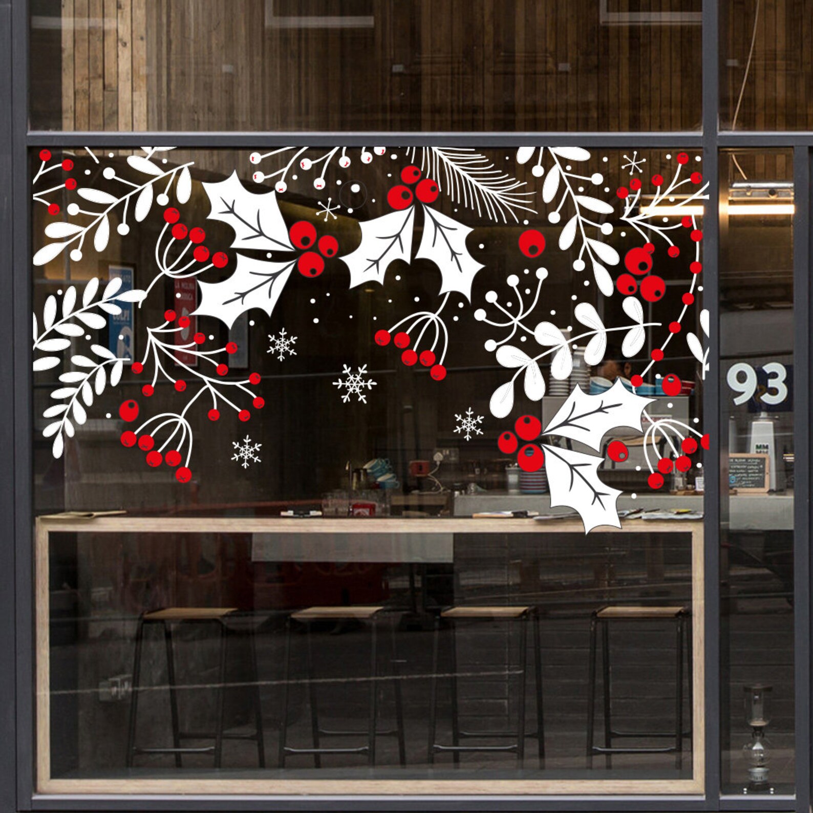 Christmas Window Decoration, Christmas Window Decal, Christmas Decals ...