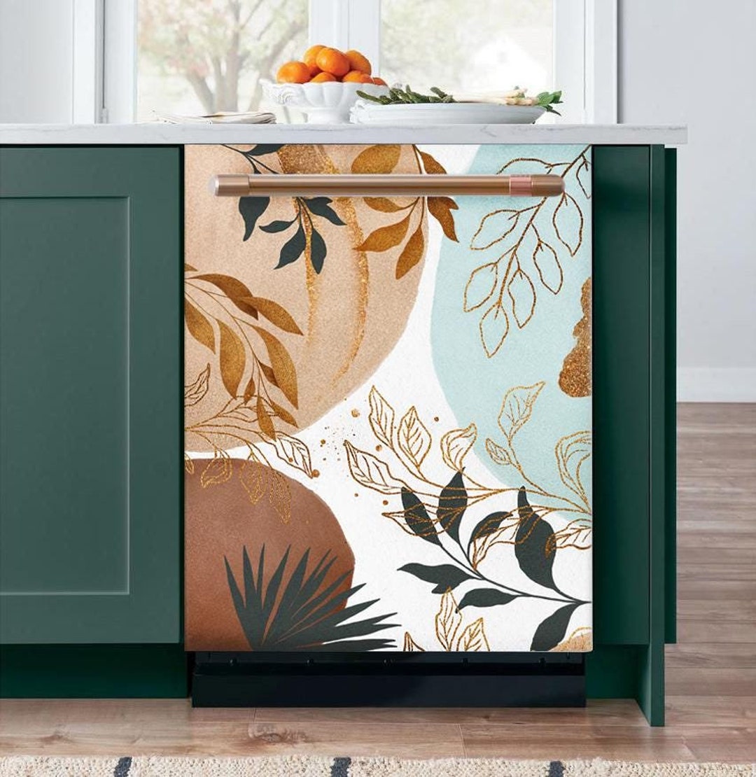 Dishwasher Magnet Cover Boho, Kitchen Dishwasher Cover Magnetic Decal ...