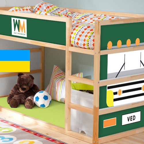 IKEA KURA BED Decals Garbage Truck Kura Bunk Bed Decals Boys - Etsy