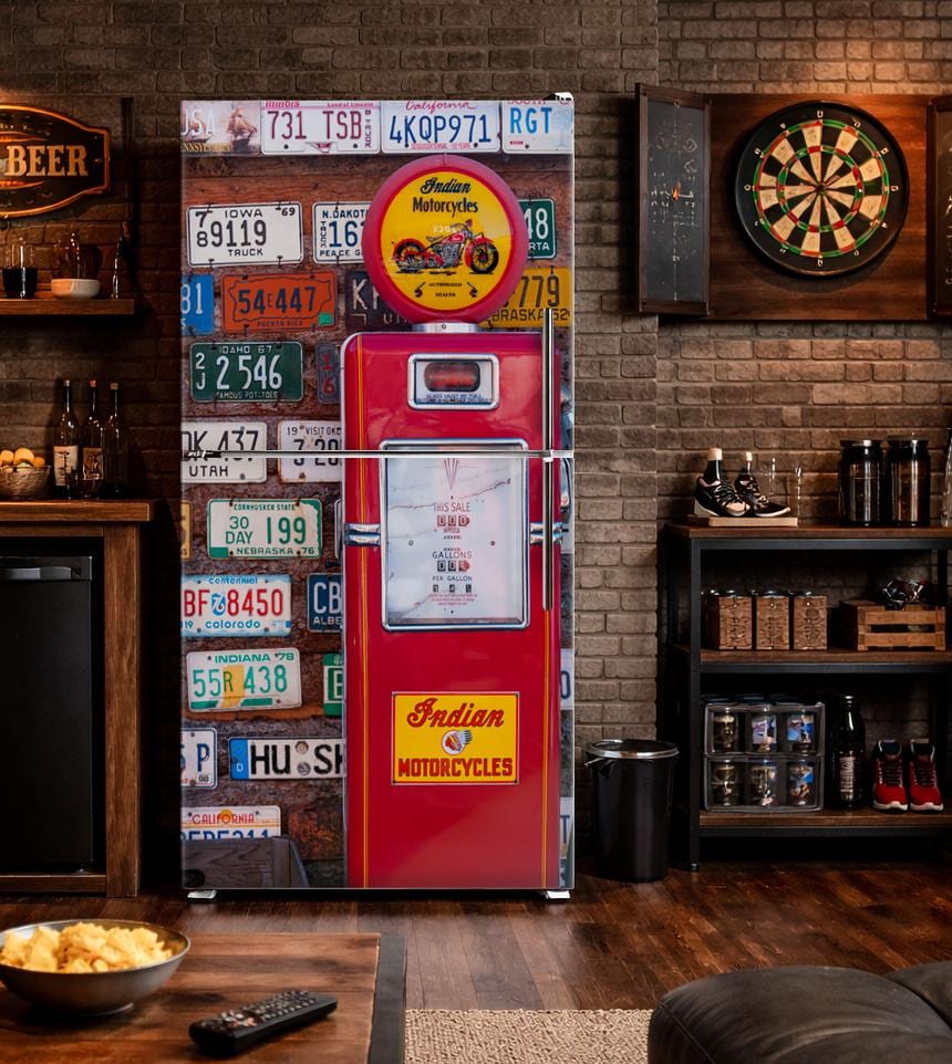 Man Cave Fridge Wraps