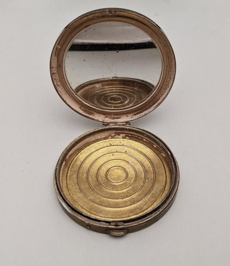 Vintage Potter and Moore Powder Compact - Etsy