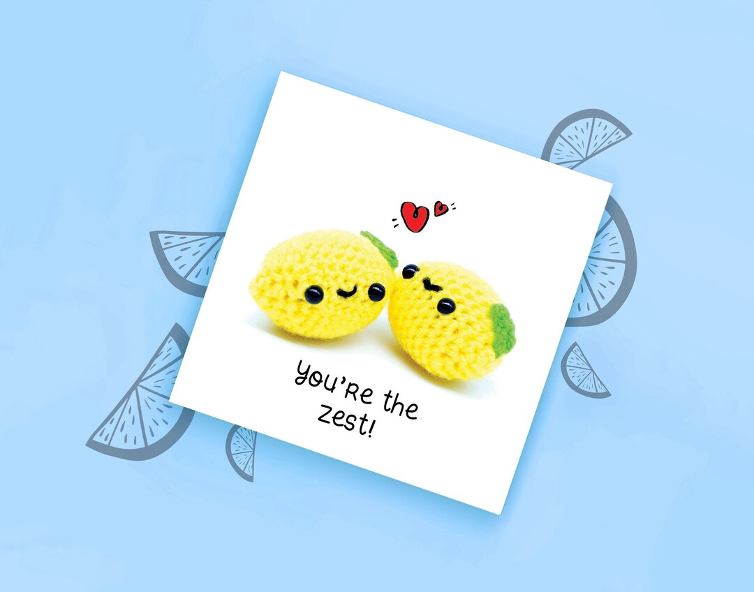 Cute Lemon Greetings Card Friendship Thinking of You Congratulation ...