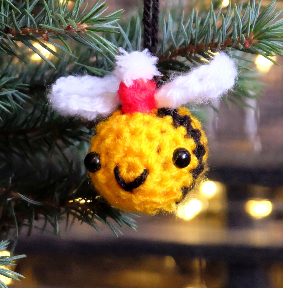 Bee Bumblebee Christmas Tree Decoration Stocking Filler Festive Decor ...